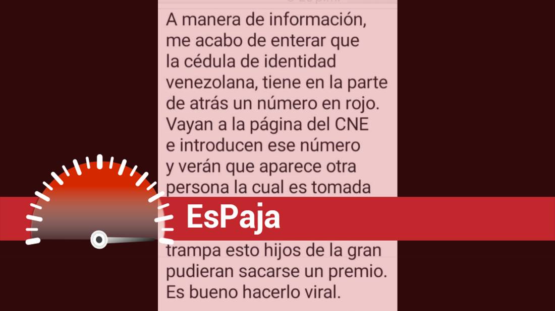 ¿El código rojo detrás de la cédula es tomado en cuenta a la hora de ...